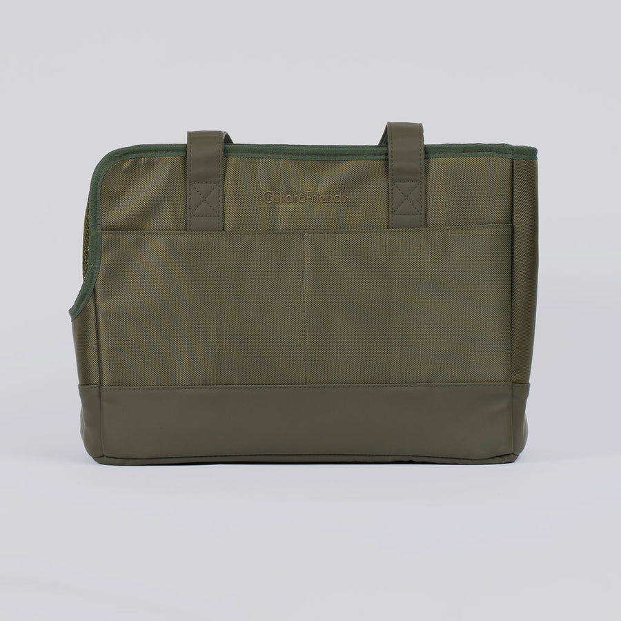 Olive Green Pet Tote Bag | Oskar&Friends
